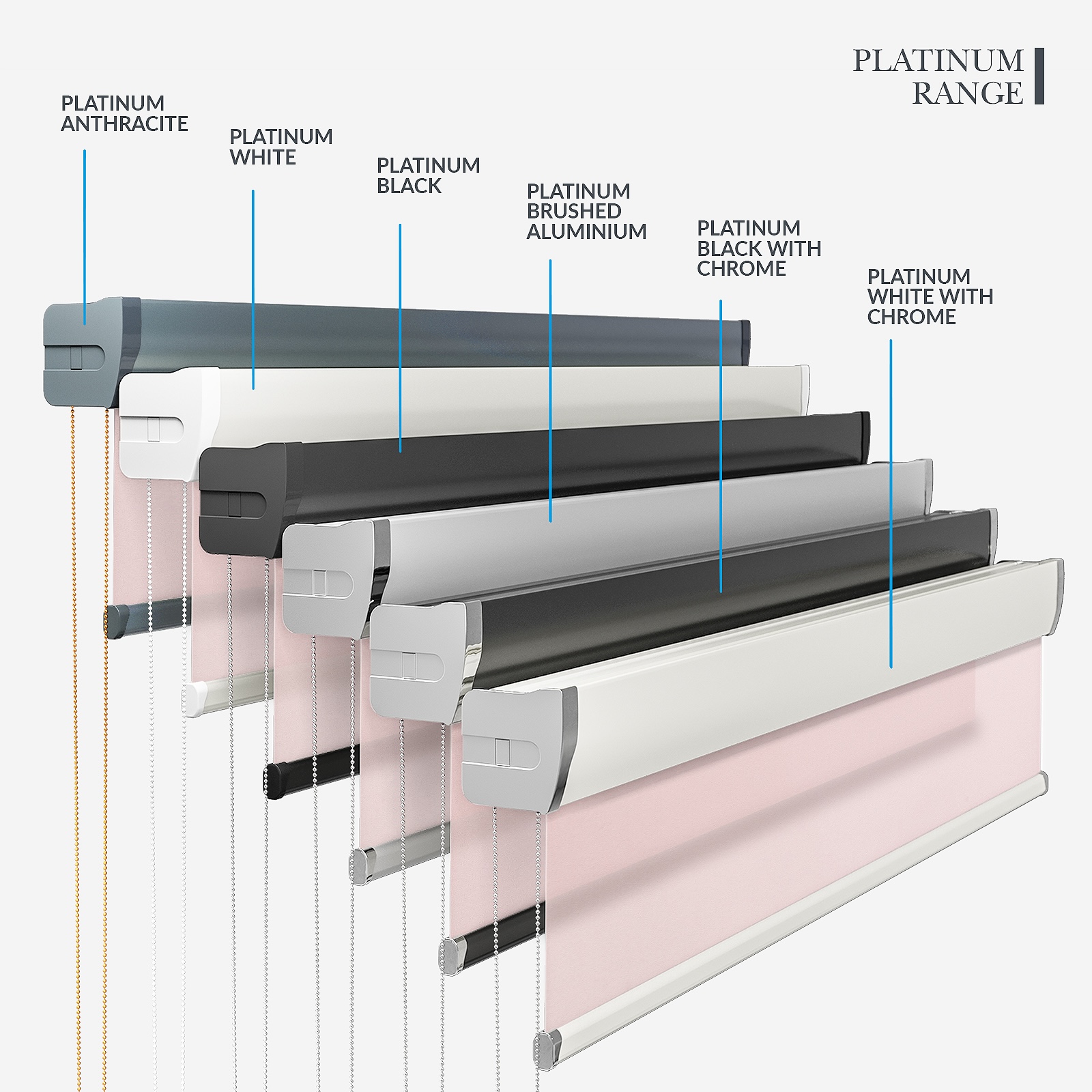 Pop Blush Roller Blind | Blinds Direct