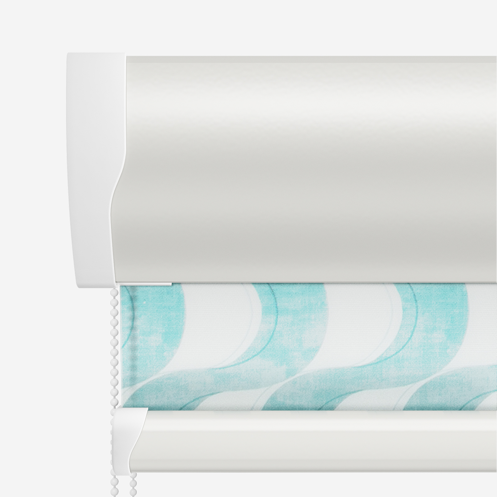 Wave Teal Roller Blind | Blinds Direct