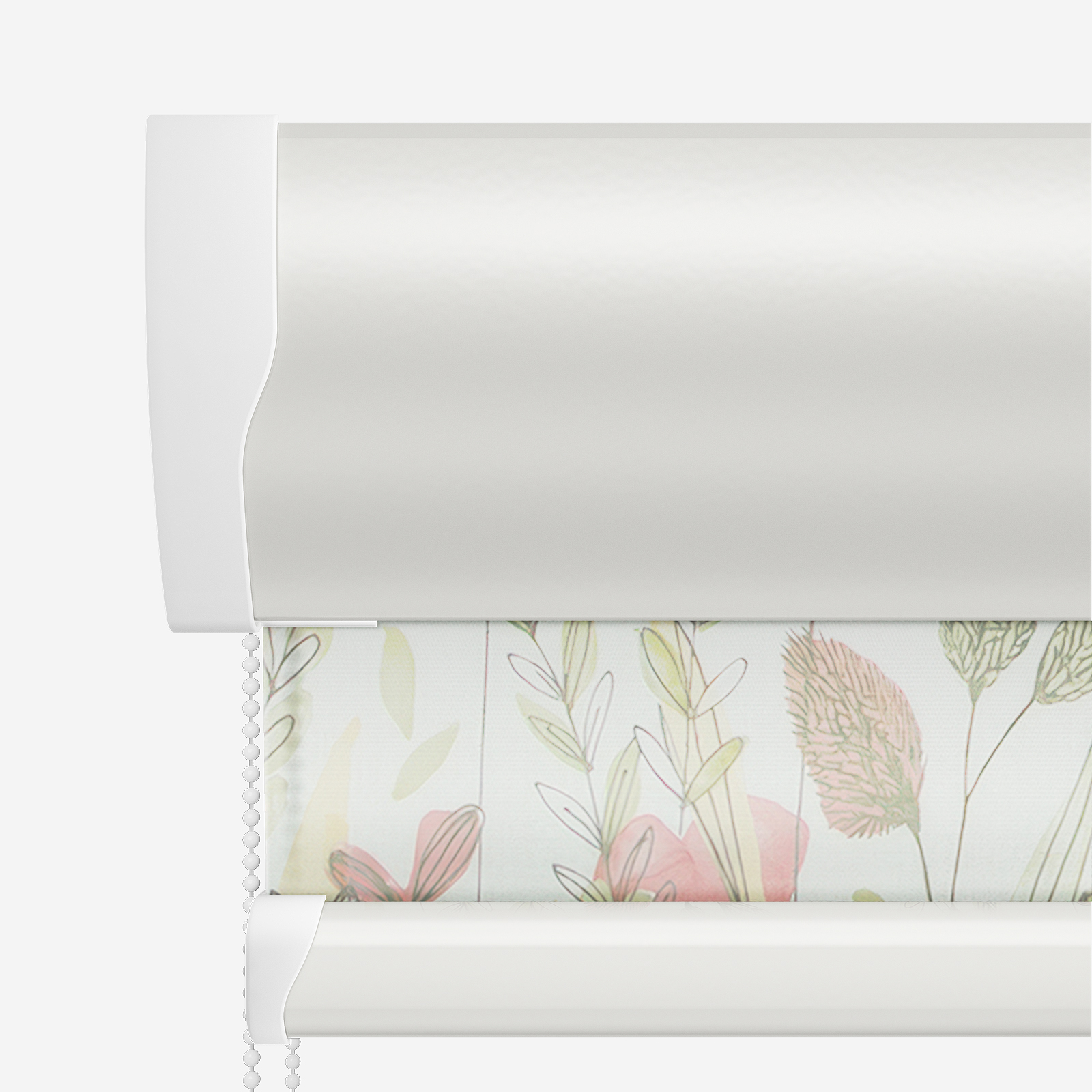Wild Garden Poppy Roller Blind