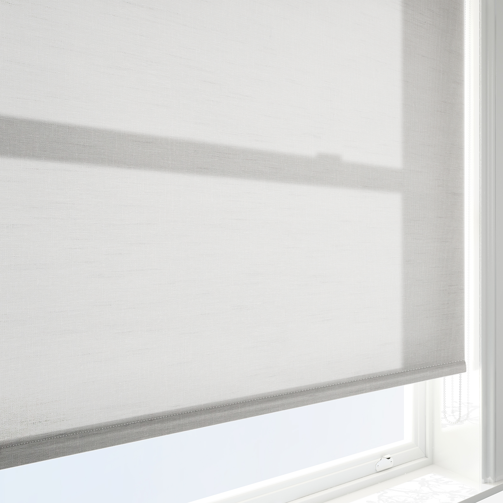 Coulisse Lancaster Mist Roller Blind | Blinds Direct