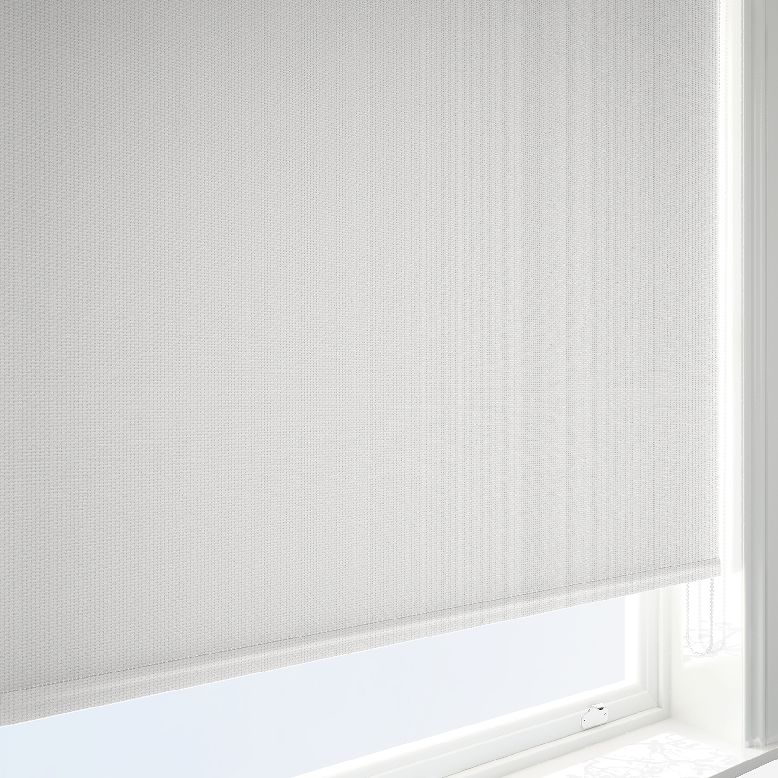 Coulisse Mila Blackout Snow Roller Blind | Blinds Direct