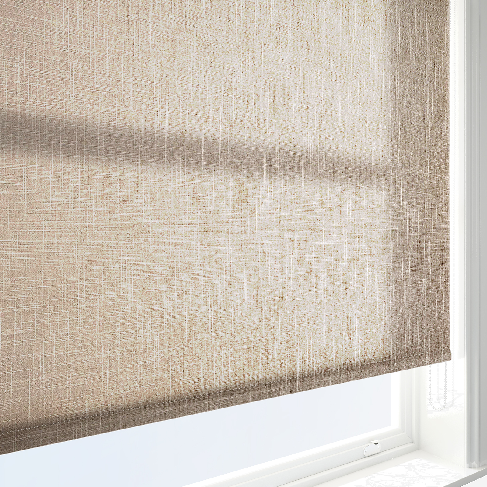 Coulisse Shanting Brown Roller Blind | Blinds Direct