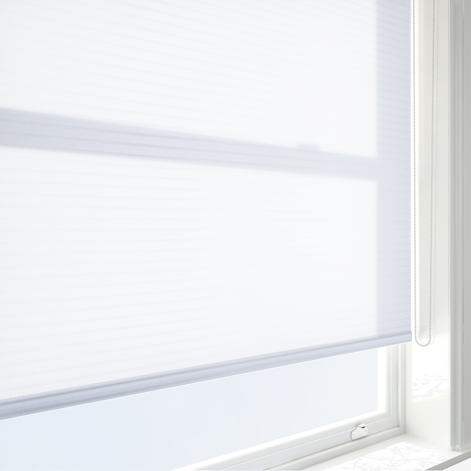 Java Voile White Roller Blind | Blinds Direct