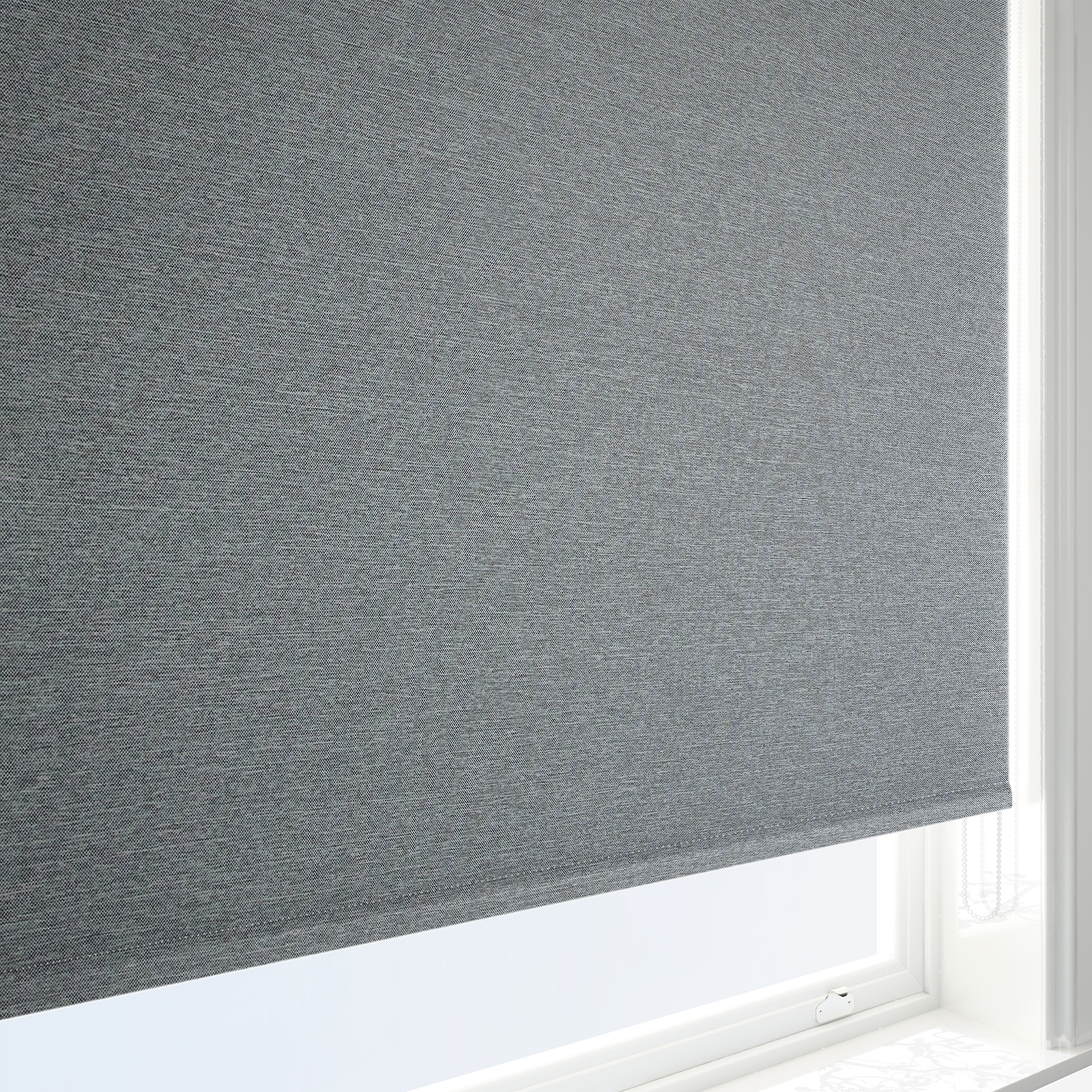 Oxford Blackout Grey Marble Roller Blind | Blinds Direct