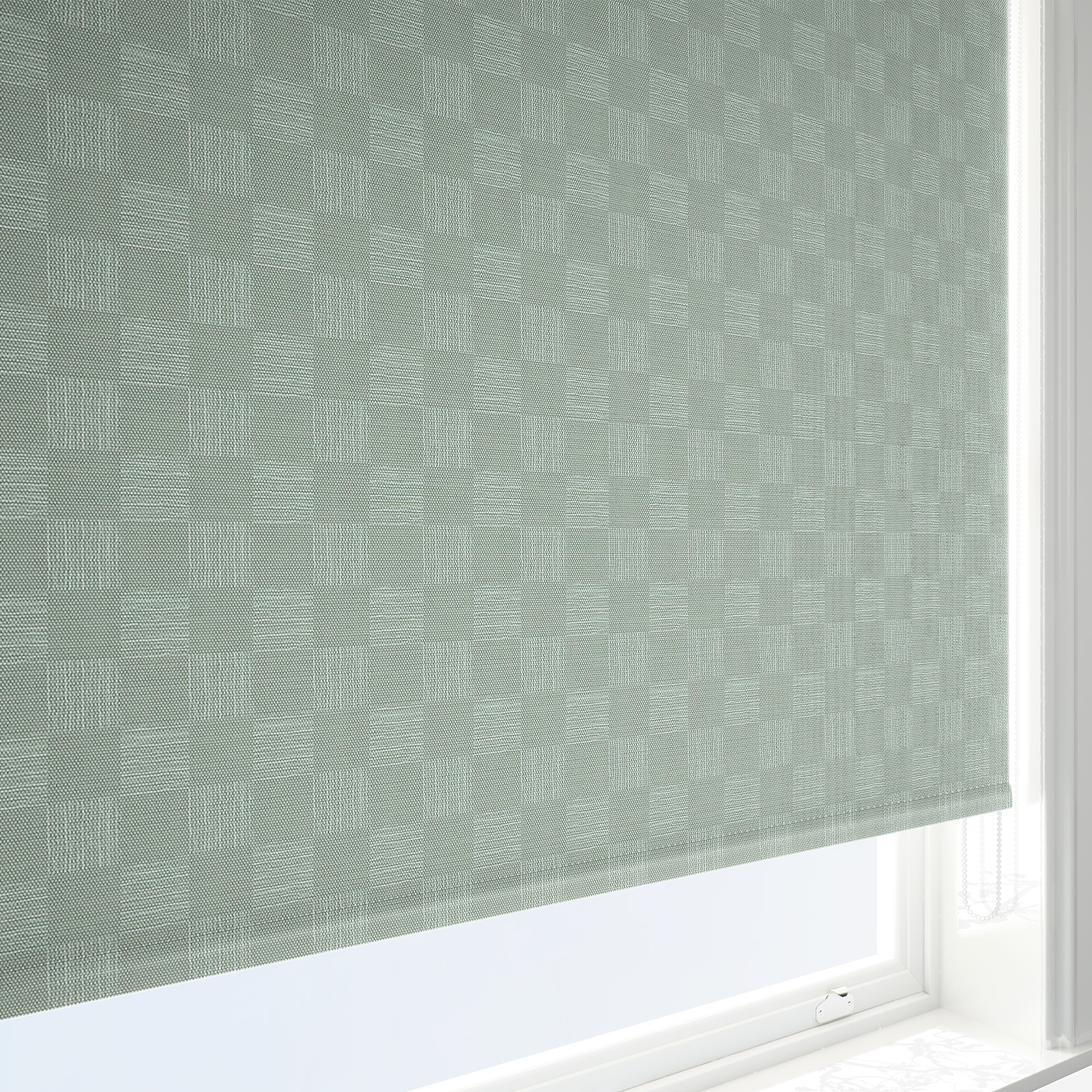 Sonova Studio Crosshatch Sage Roller Blind | Blinds Direct