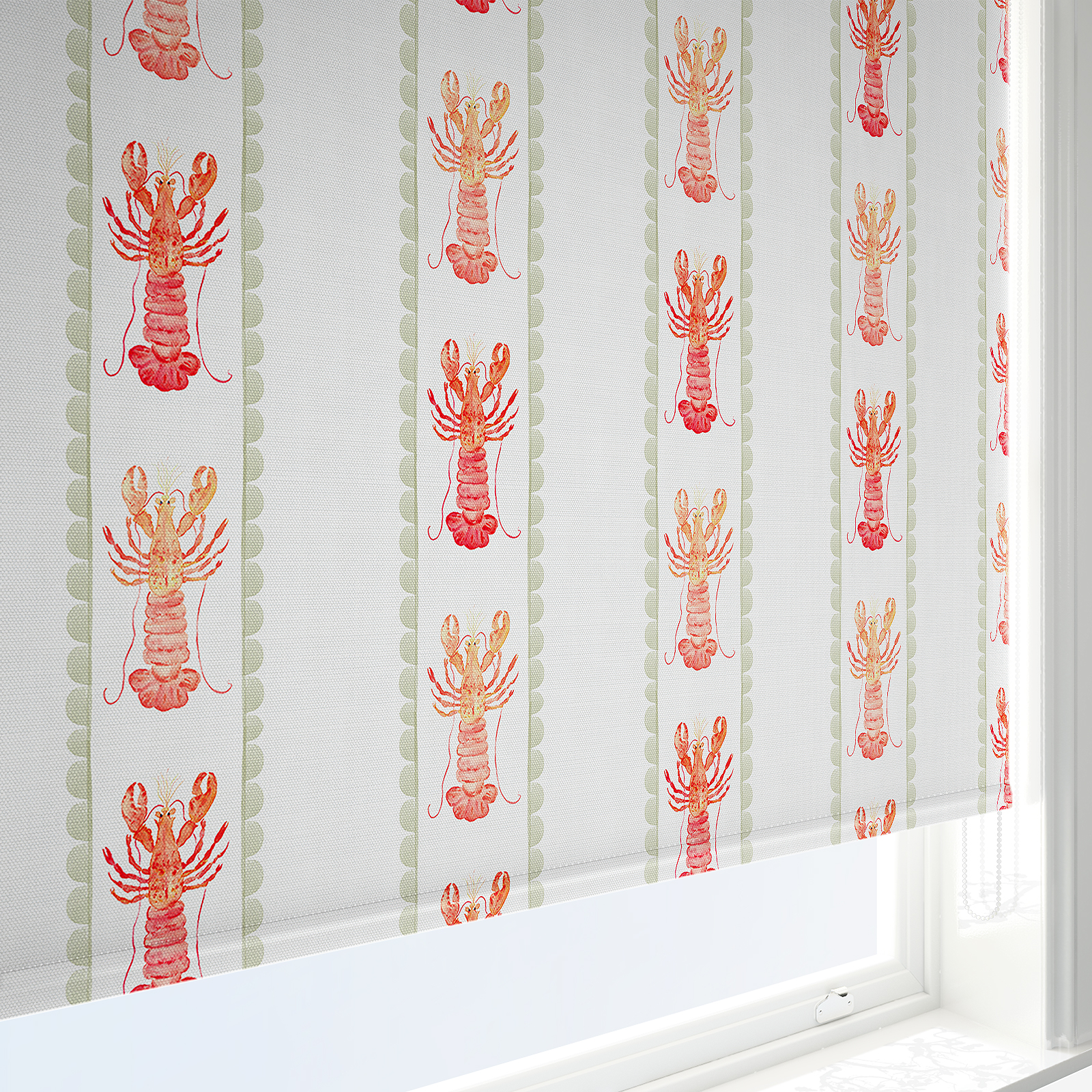 Sonova Studio Lobster Jam Natural Roller Blind | Blinds Direct