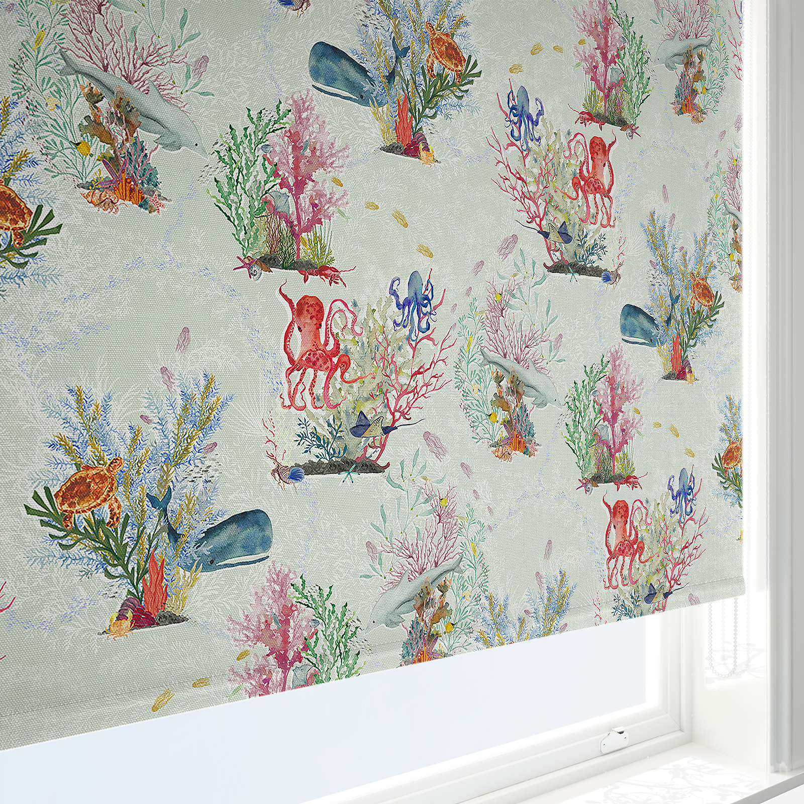 Sonova Studio Sea Symphony Mineral Roller Blind | Blinds Direct