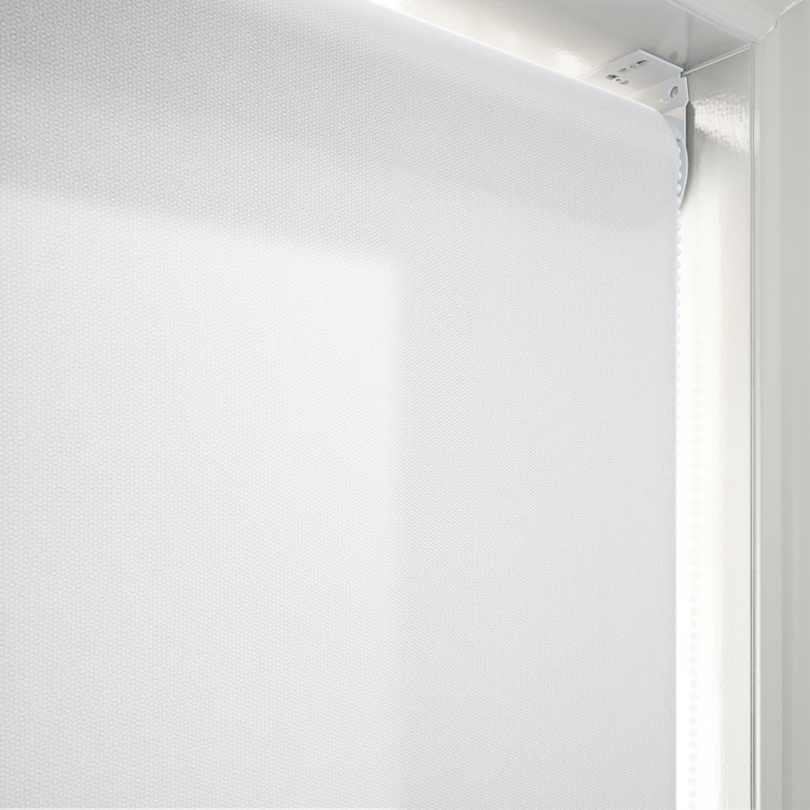 Coulisse Berlin Snow White Roller Blind | Blinds Direct