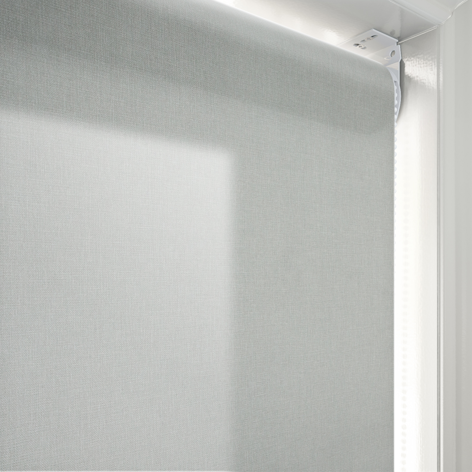 Coulisse Hampton Light Grey Roller Blind | Blinds Direct