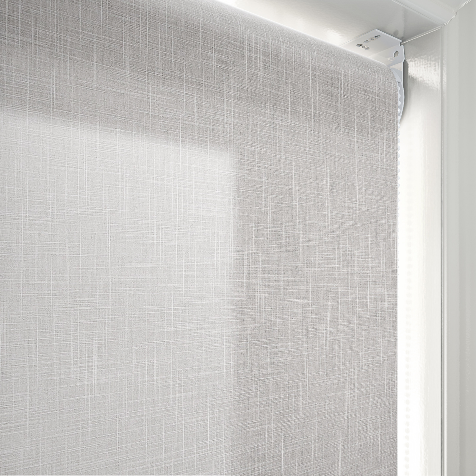 Coulisse Shanting Light Grey Roller Blind | Blinds Direct