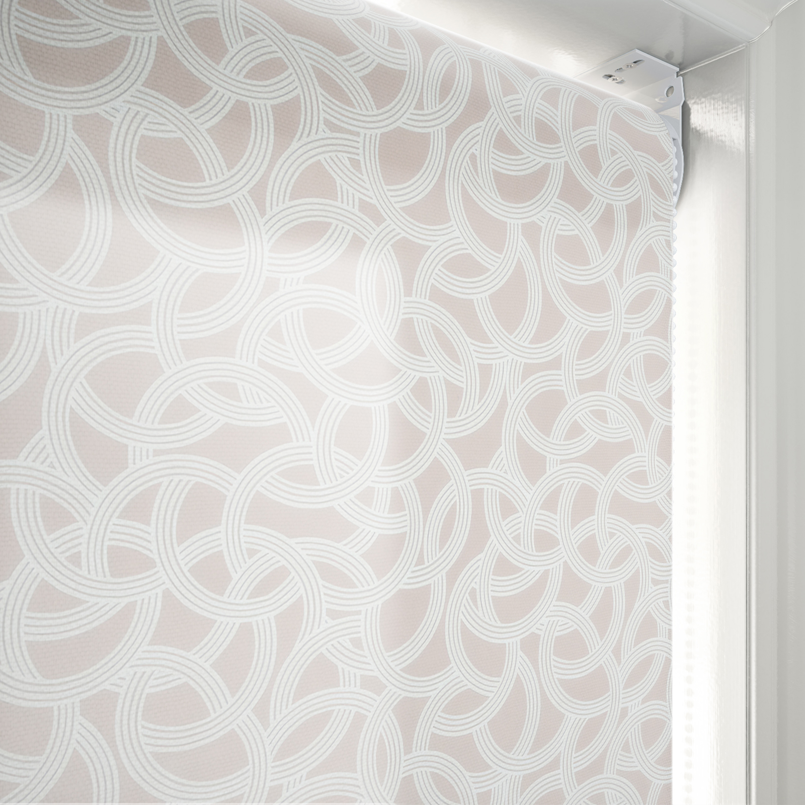 Liberte Blush Roller Blind | Blinds Direct