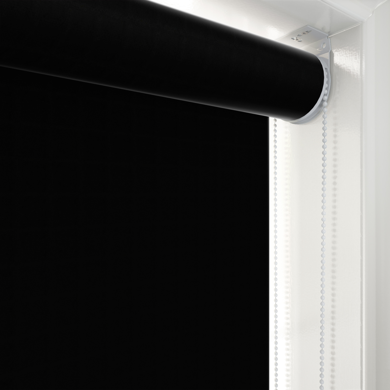 AquaLuxe Black Roller Blind | Blinds Direct
