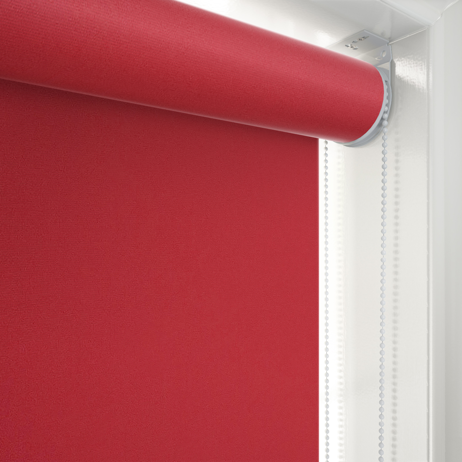 Carnival Blackout Red Roller Blind | Blinds Direct