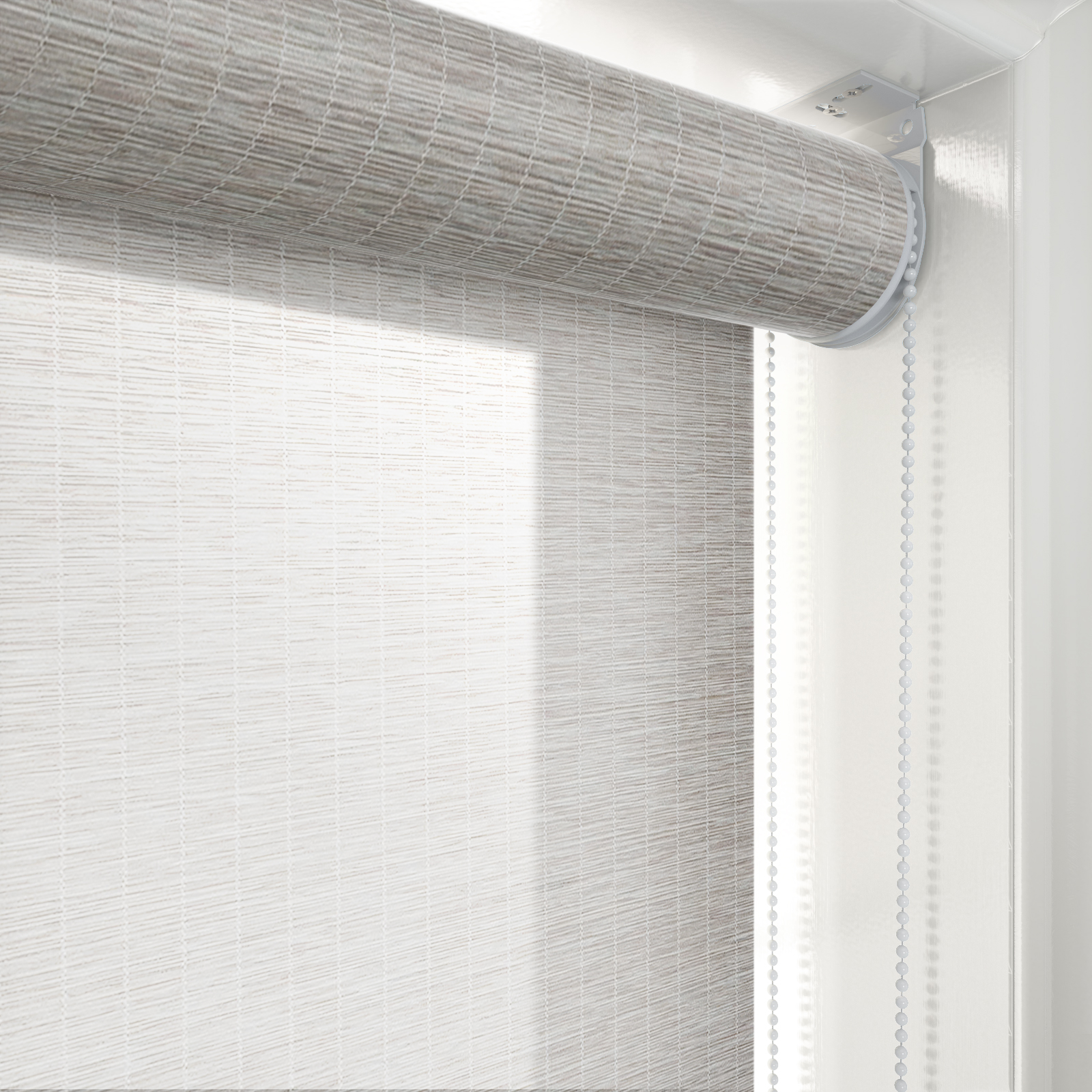 Montego Voile Hessian Roller Blind | Blinds Direct