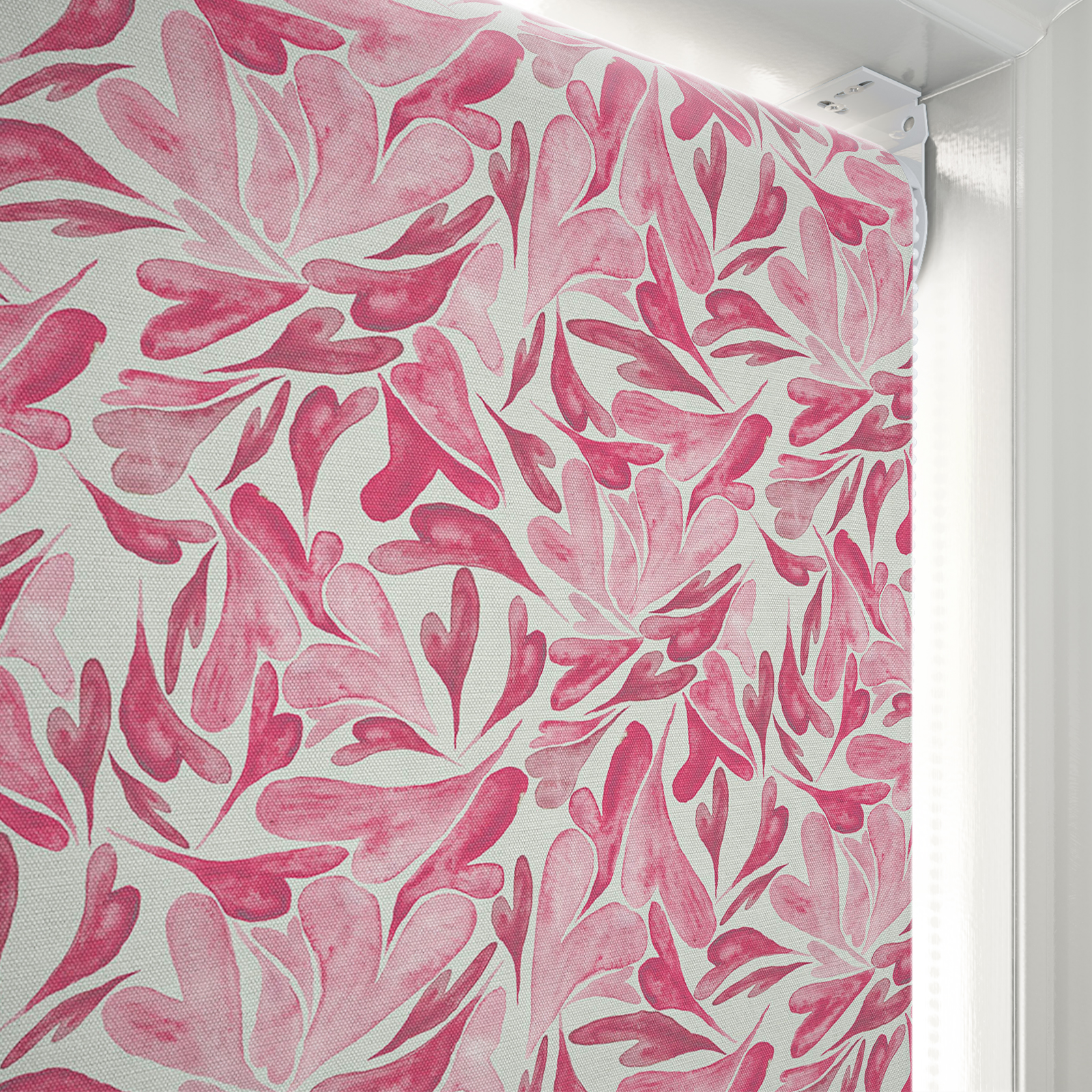 Sonova Studio Morphed Love Peony Pink Roller Blind | Blinds Direct