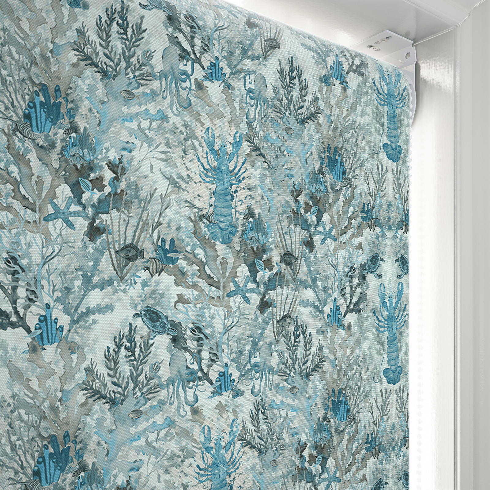 Sonova Studio Nautical Nirvana Dusk Blue Roller Blind | Blinds Direct