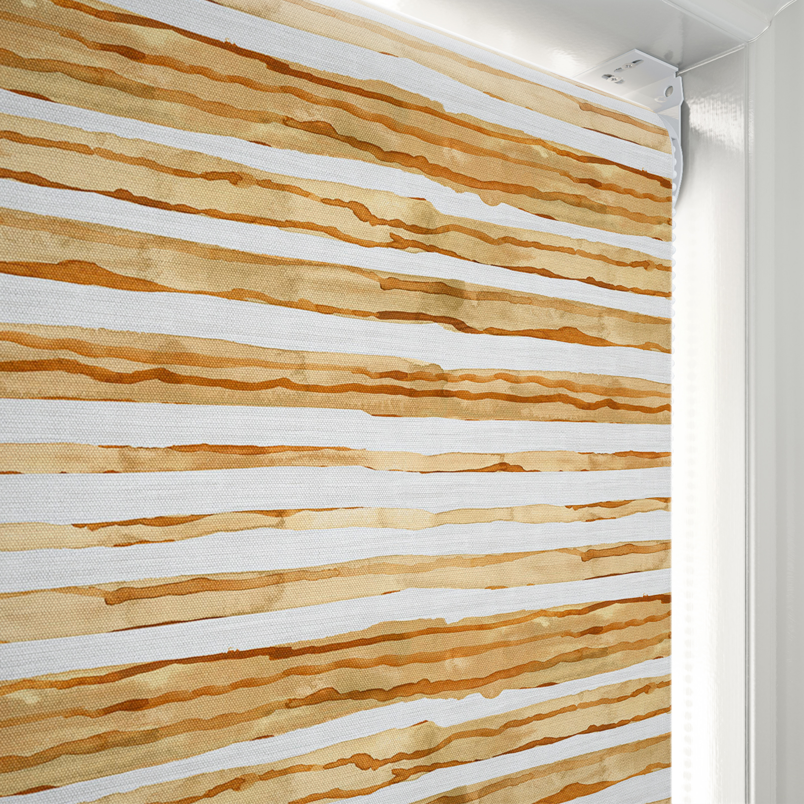 Sonova Studio Panorama Ochre Roller Blind | Blinds Direct