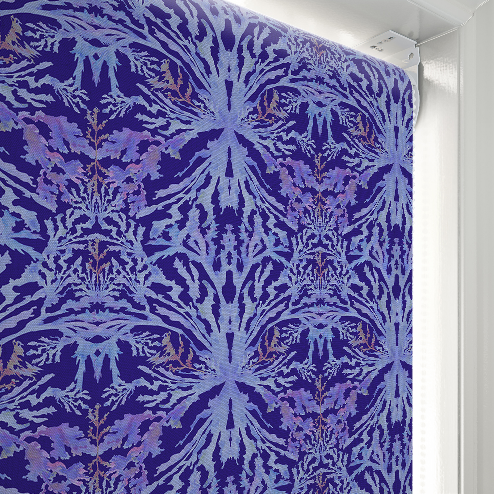 Sonova Studio Royal Reef Cobalt Blue Roller Blind | Blinds Direct