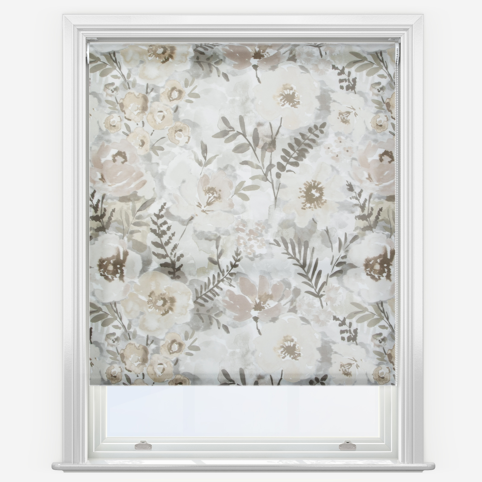 Mabel Grey Roller Blind | Blinds Direct