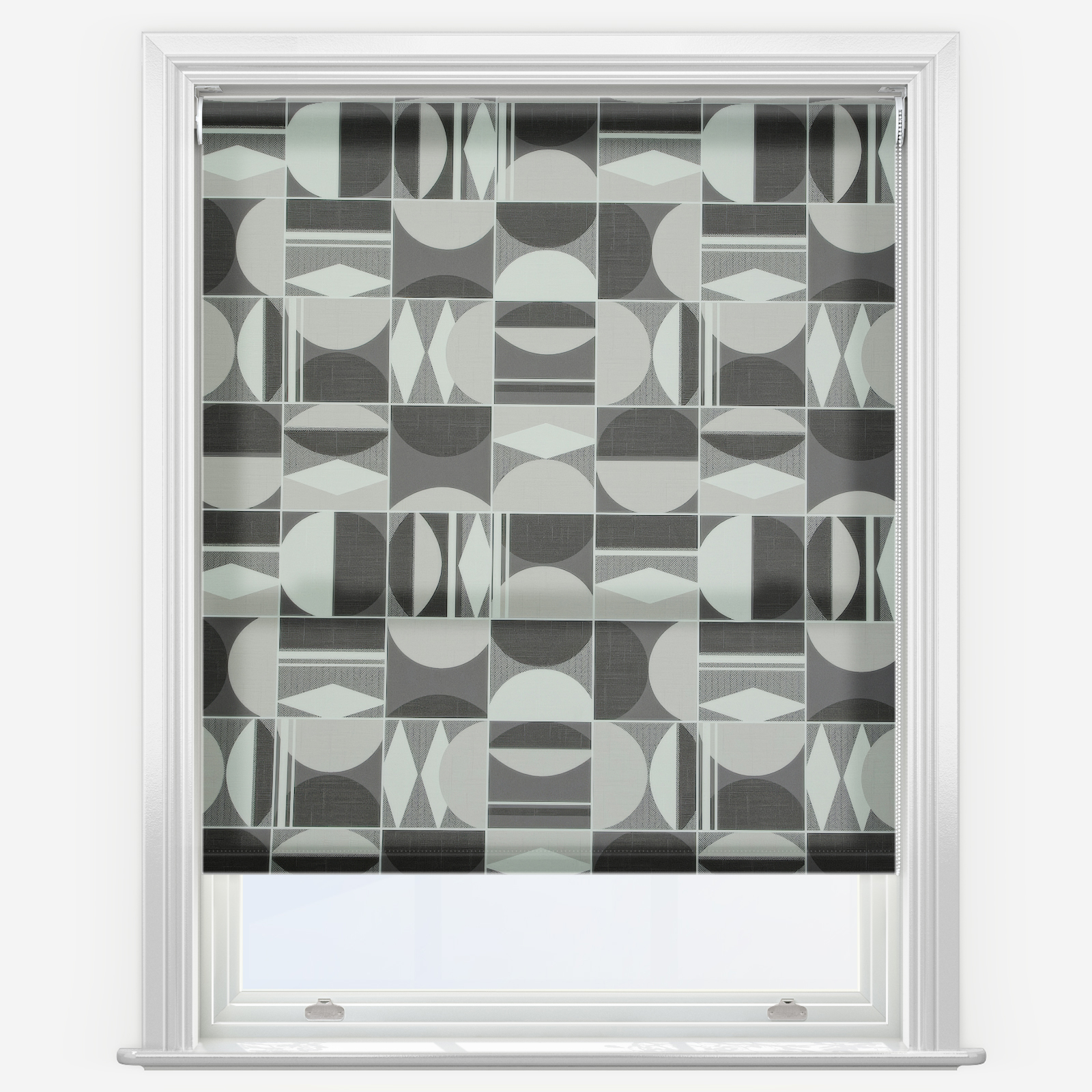 Draper Black Roller Blind | Blinds Direct