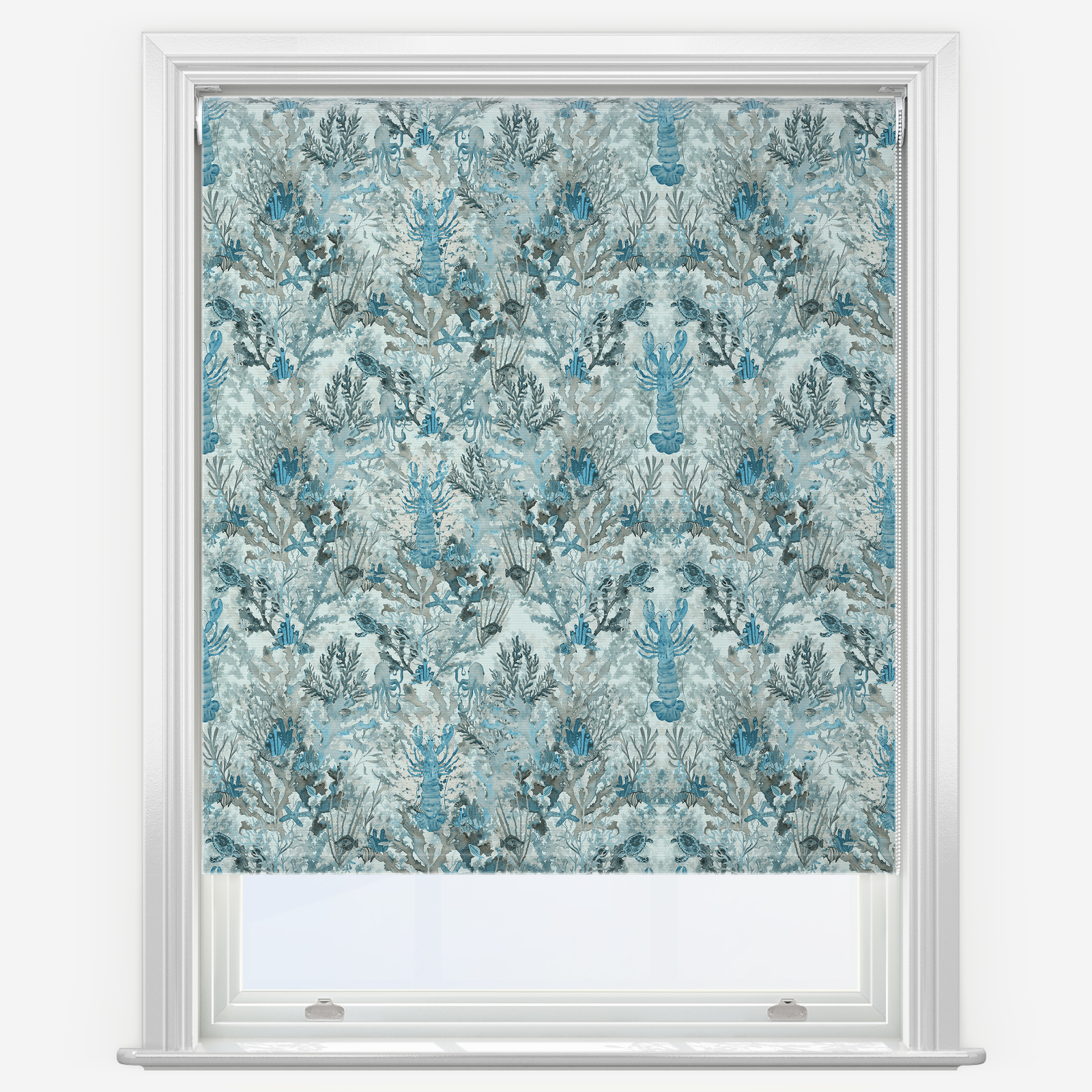 Sonova Studio Nautical Nirvana Dusk Blue Roller Blind | Blinds Direct