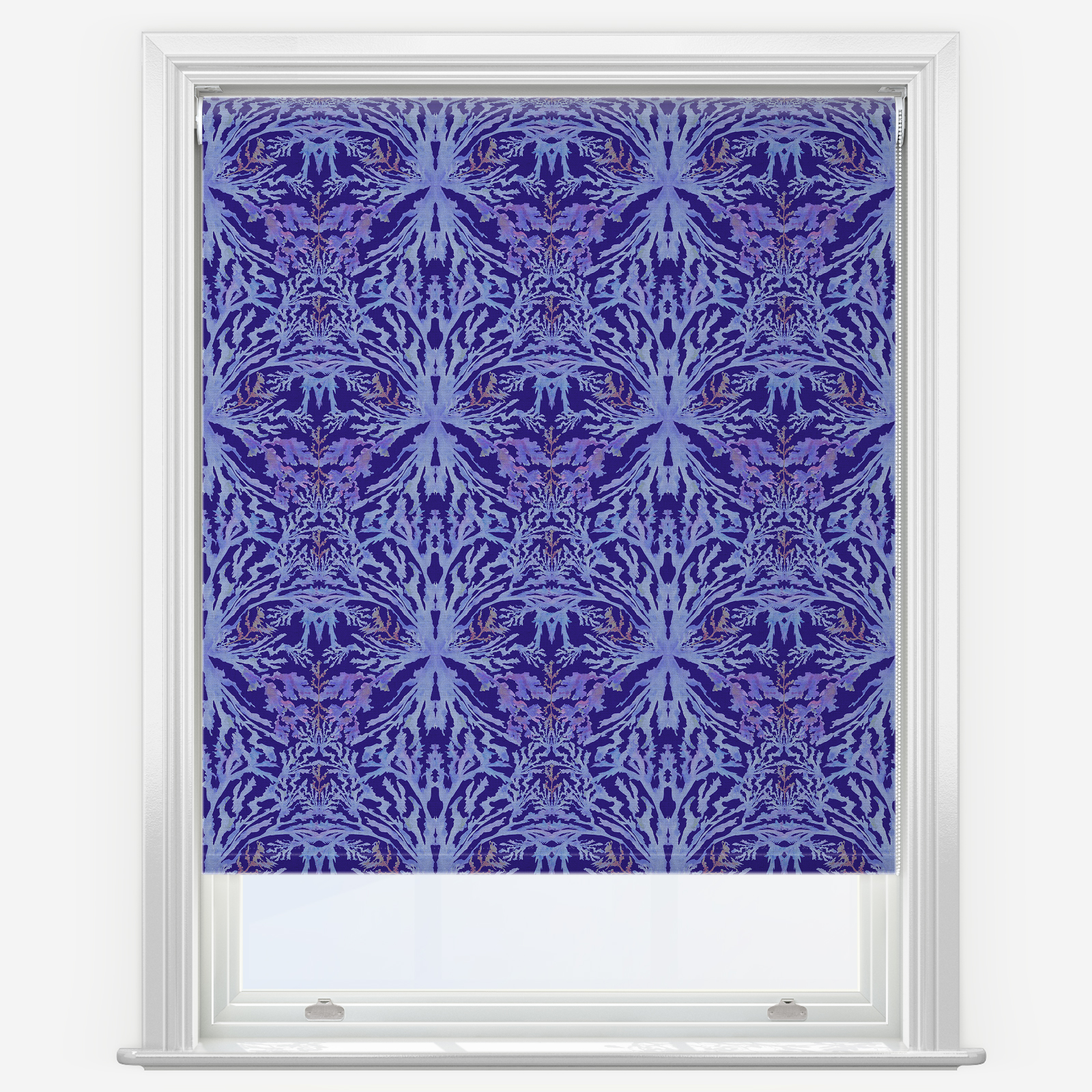 Sonova Studio Royal Reef Cobalt Blue Roller Blind | Blinds Direct