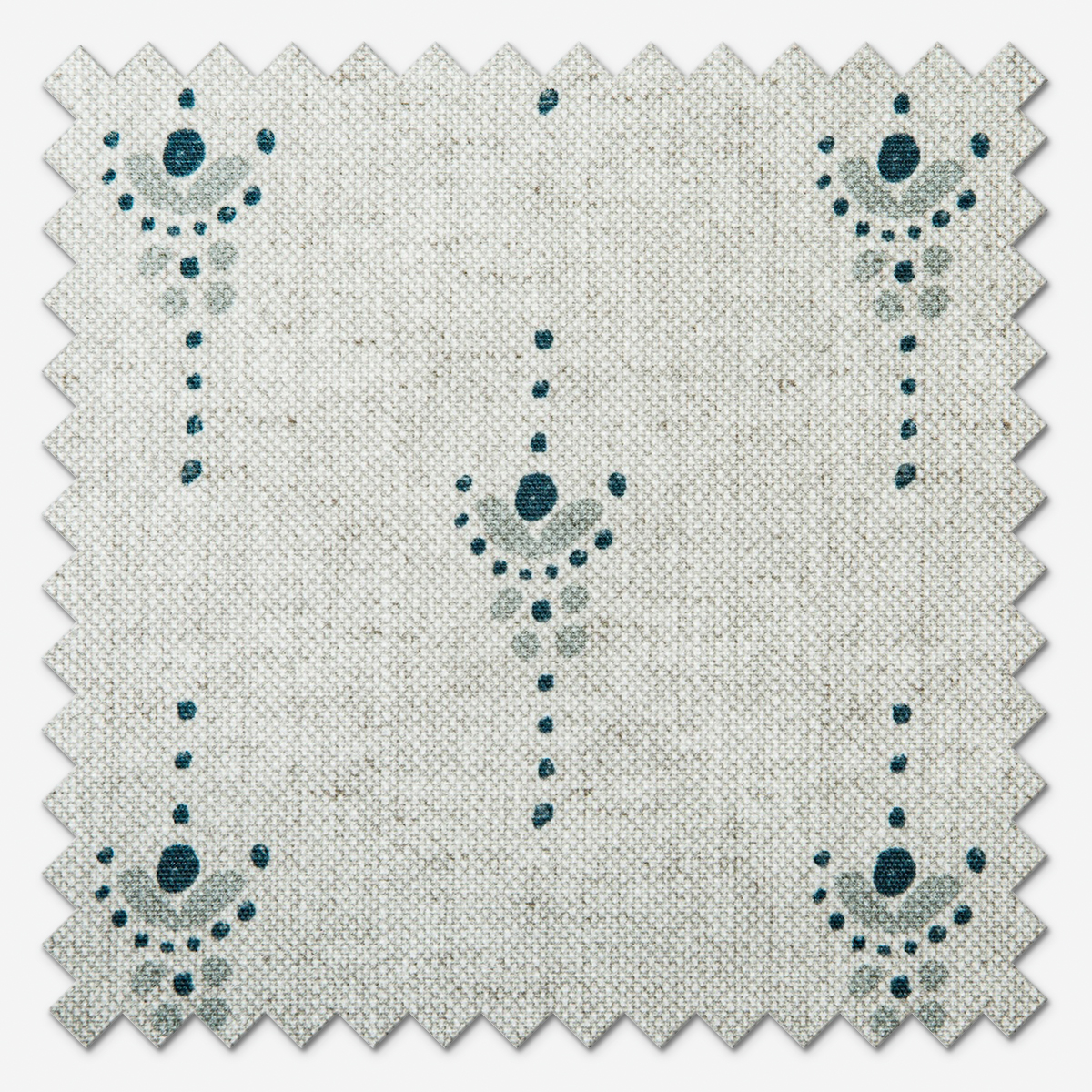 Emily Bond Honor Blossom Blue Roller Blind | Blinds Direct