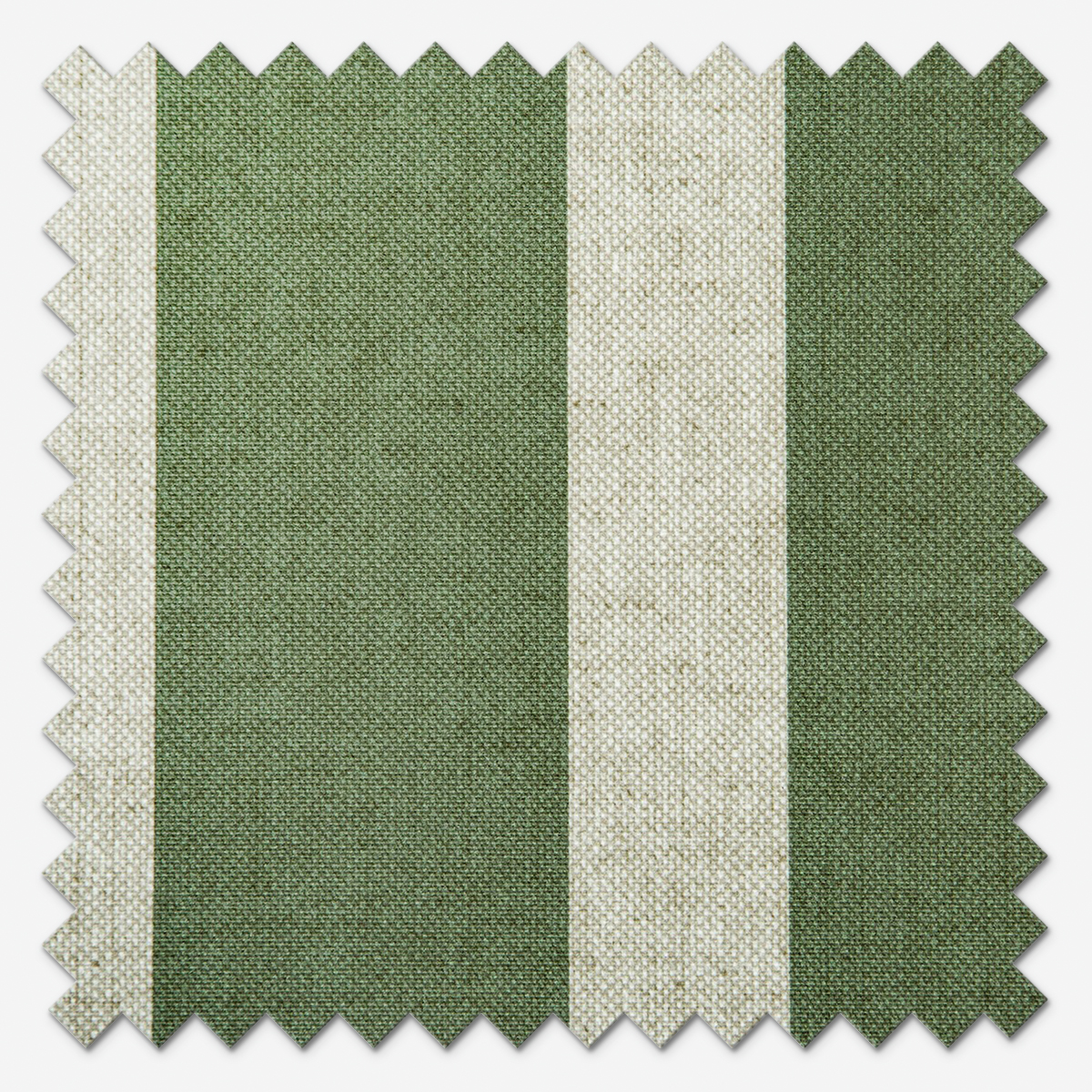 Emily Bond Parasol Stripe Fern Green Roller Blind | Blinds Direct