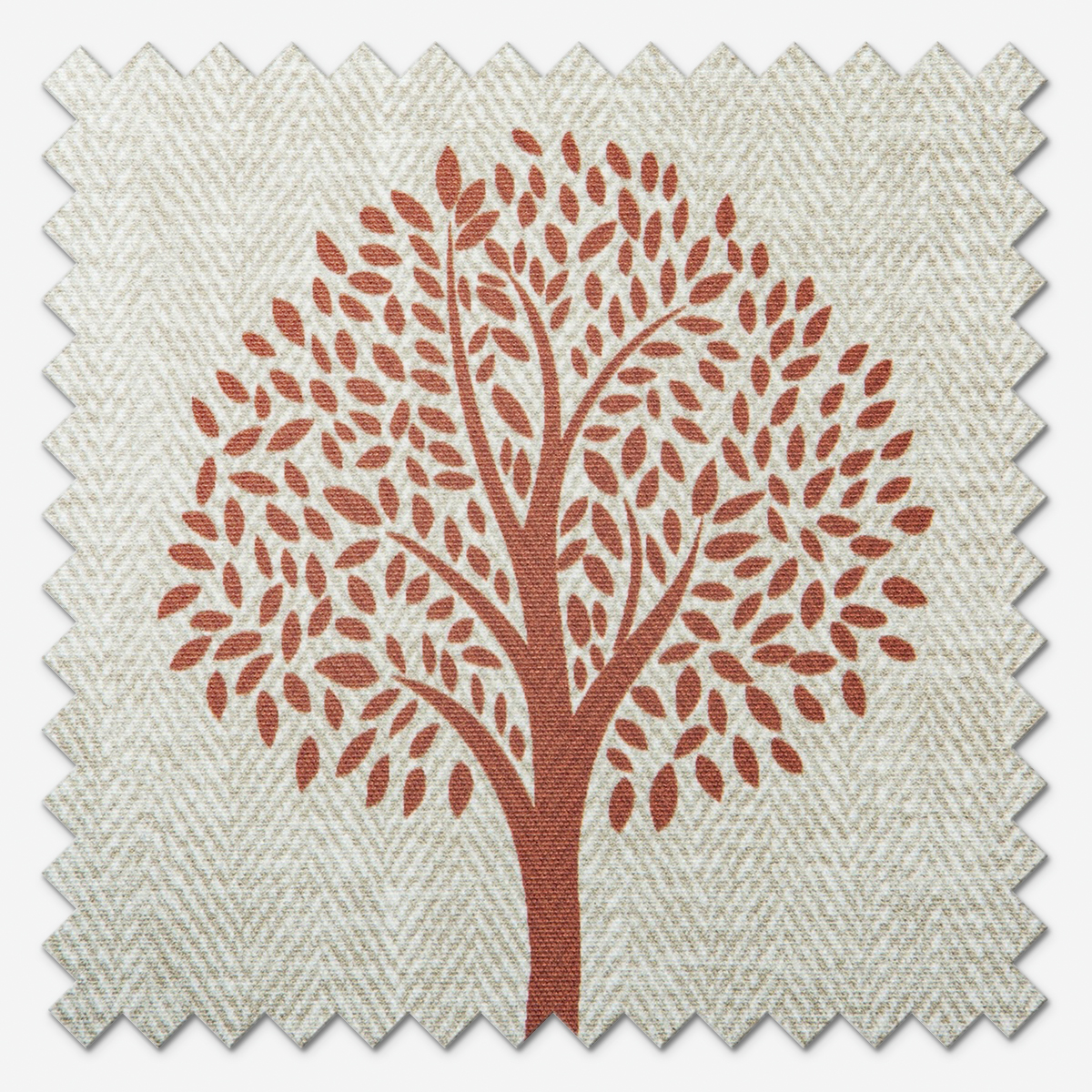 Emily Bond Yew Tree Rust Roller Blind | Blinds Direct