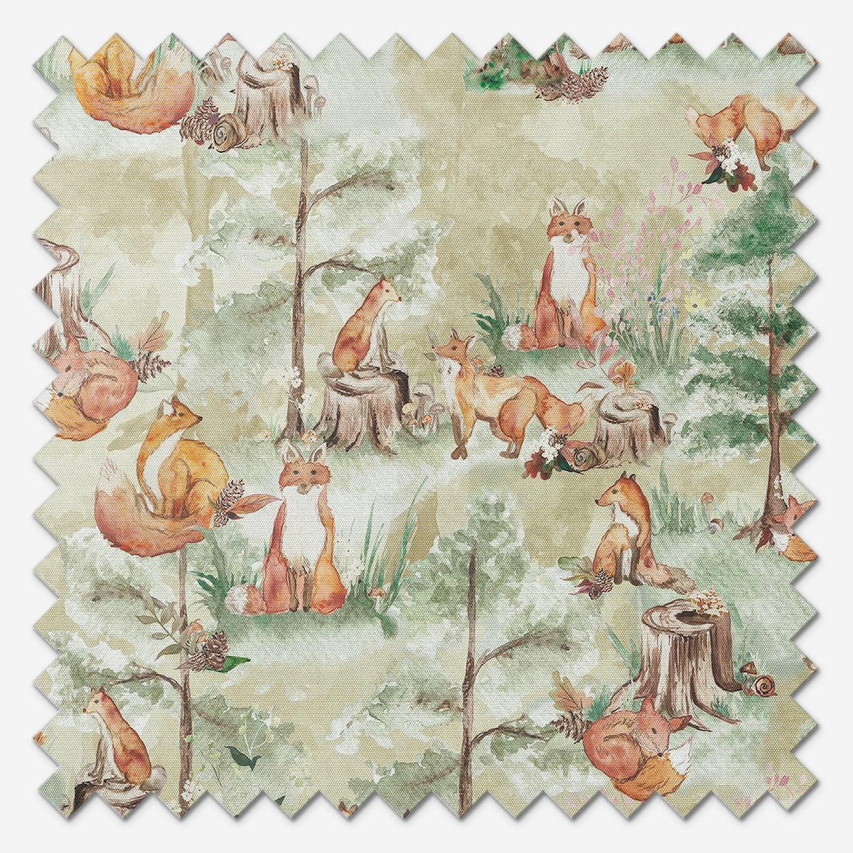 Sonova Studio Enchanted Fox Natural Roller Blind | Blinds Direct