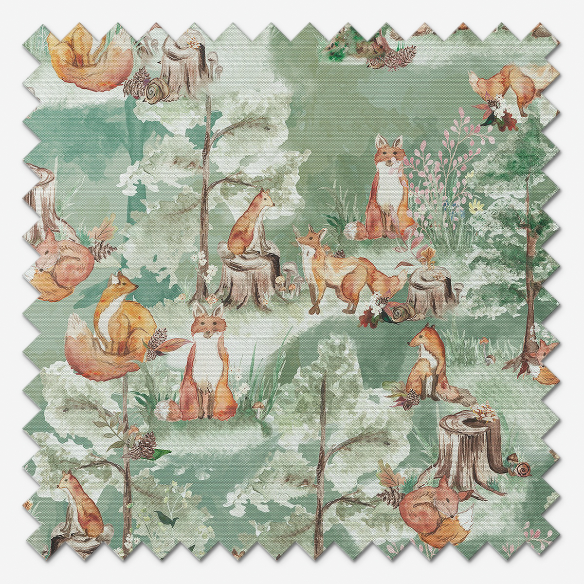 Sonova Studio Enchanted Fox Sage Roller Blind