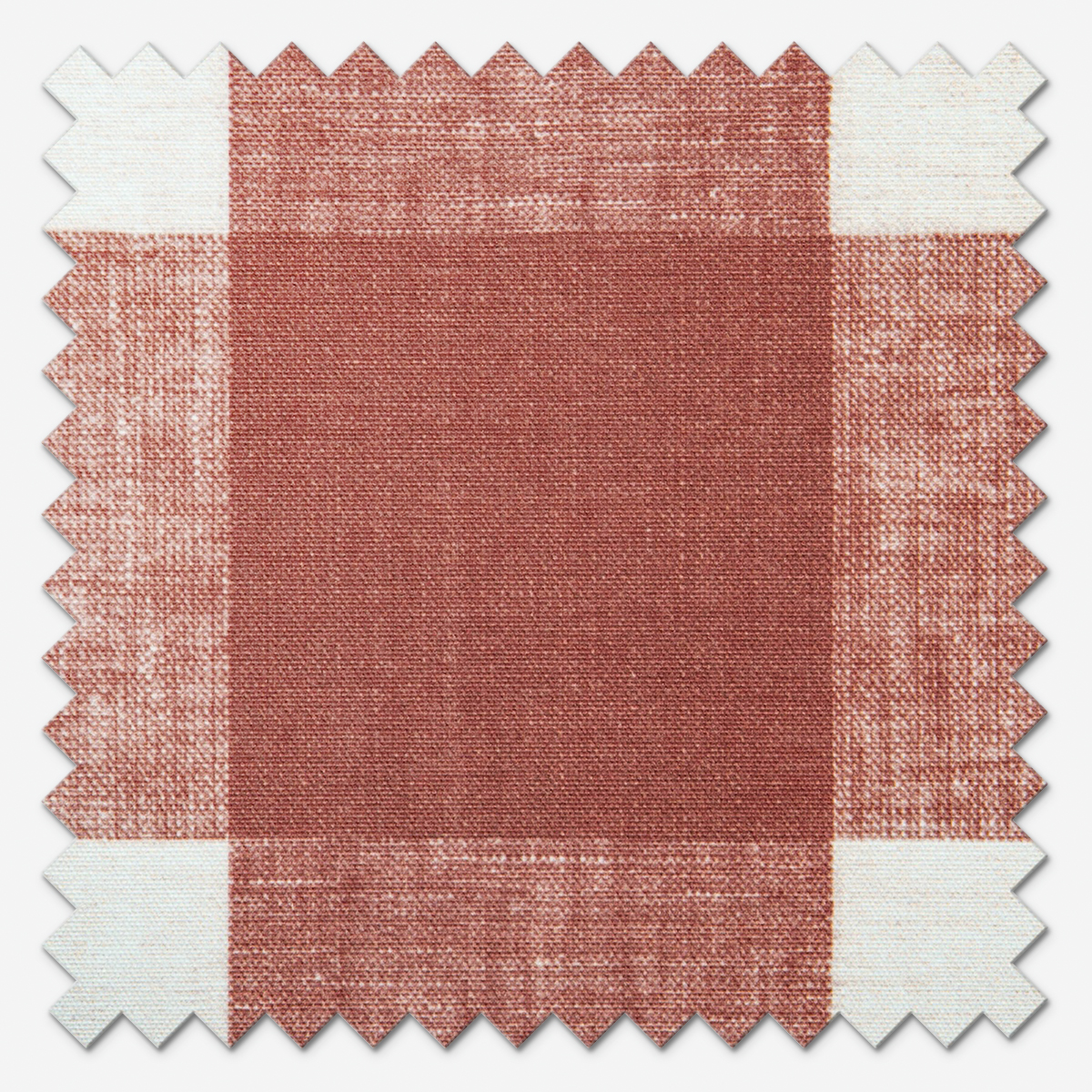 Sophie Allport Gingham Rustic Red Roller Blind | Blinds Direct