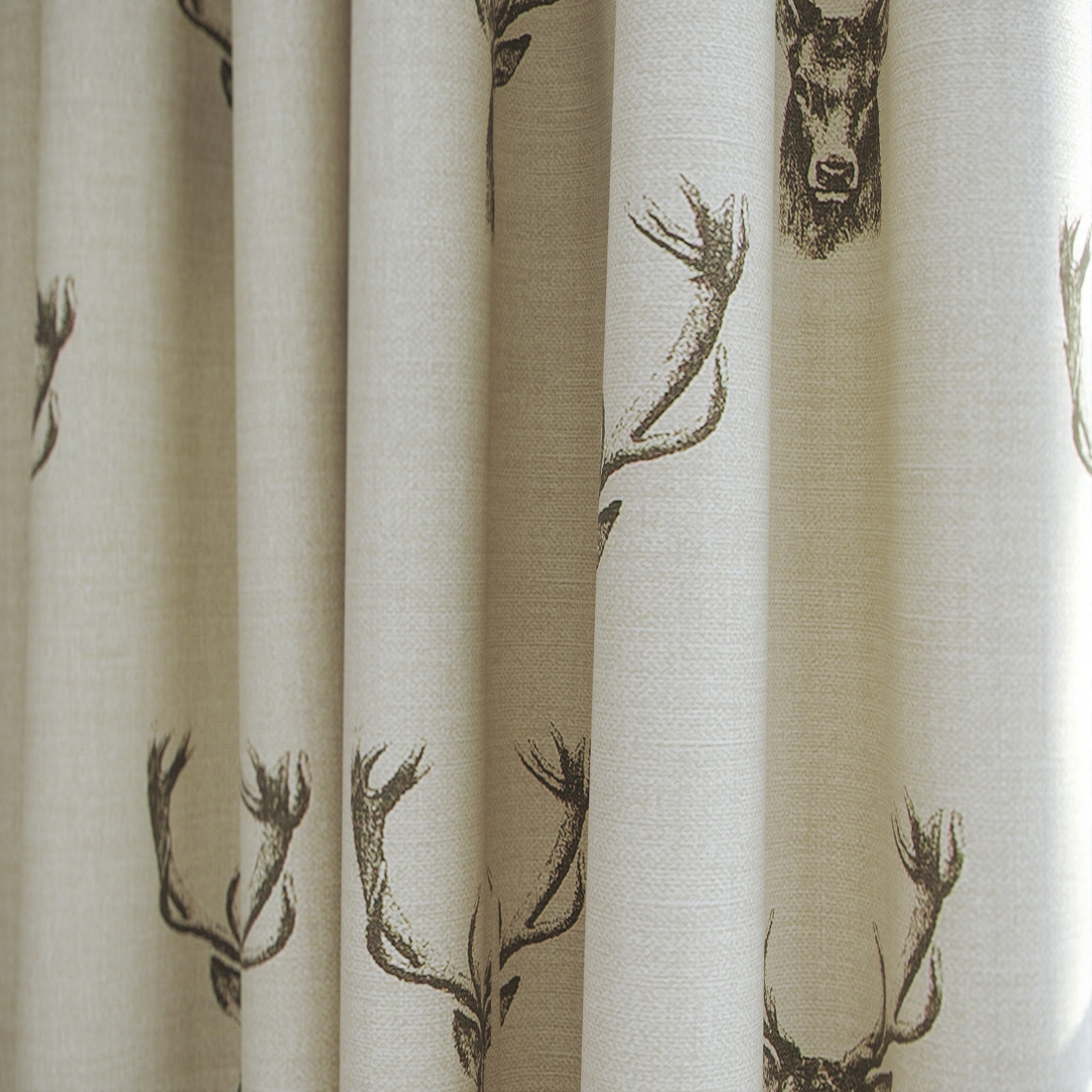 Stag Grey Curtain | Blinds Direct