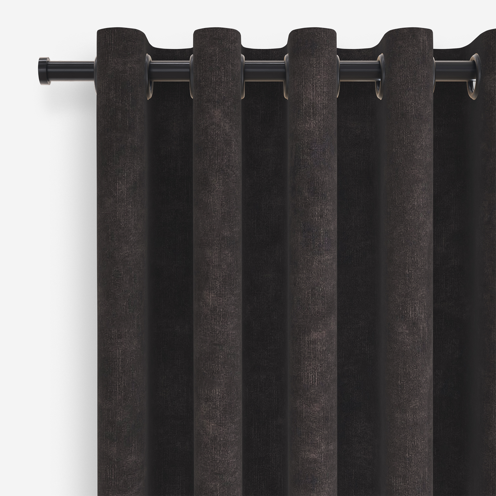 Luminaire Slate Grey Curtain | Blinds Direct