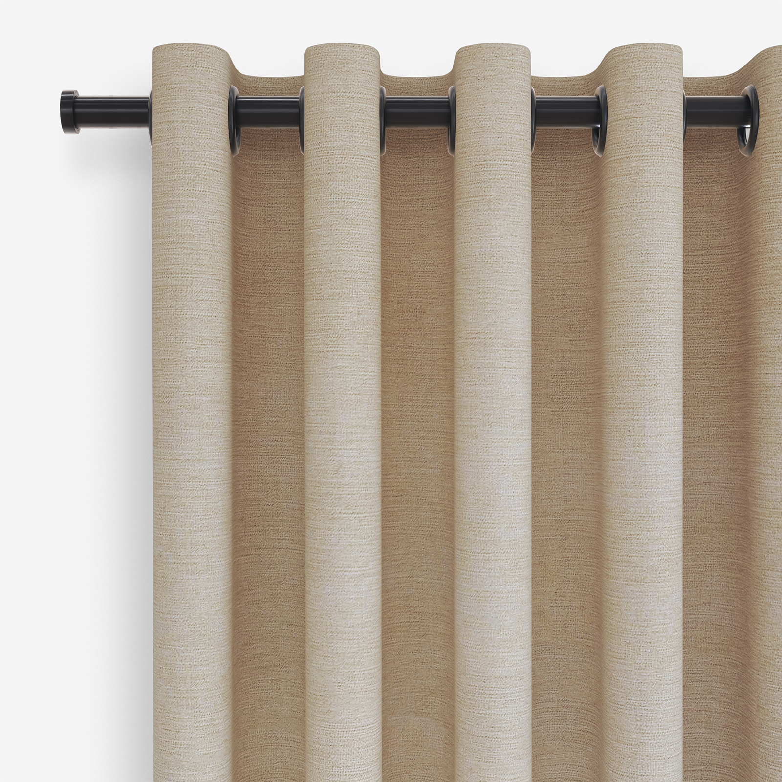Milan Natural Curtain | Blinds Direct
