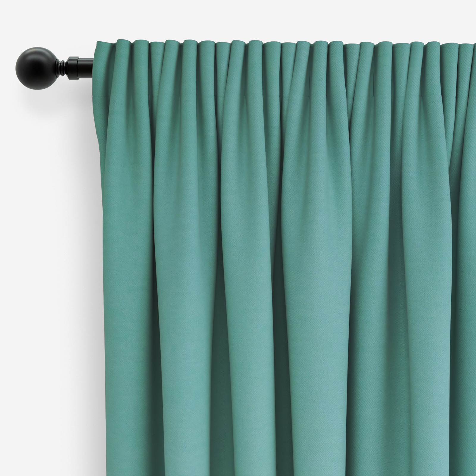 Canvas Duck Egg Curtain | Blinds Direct