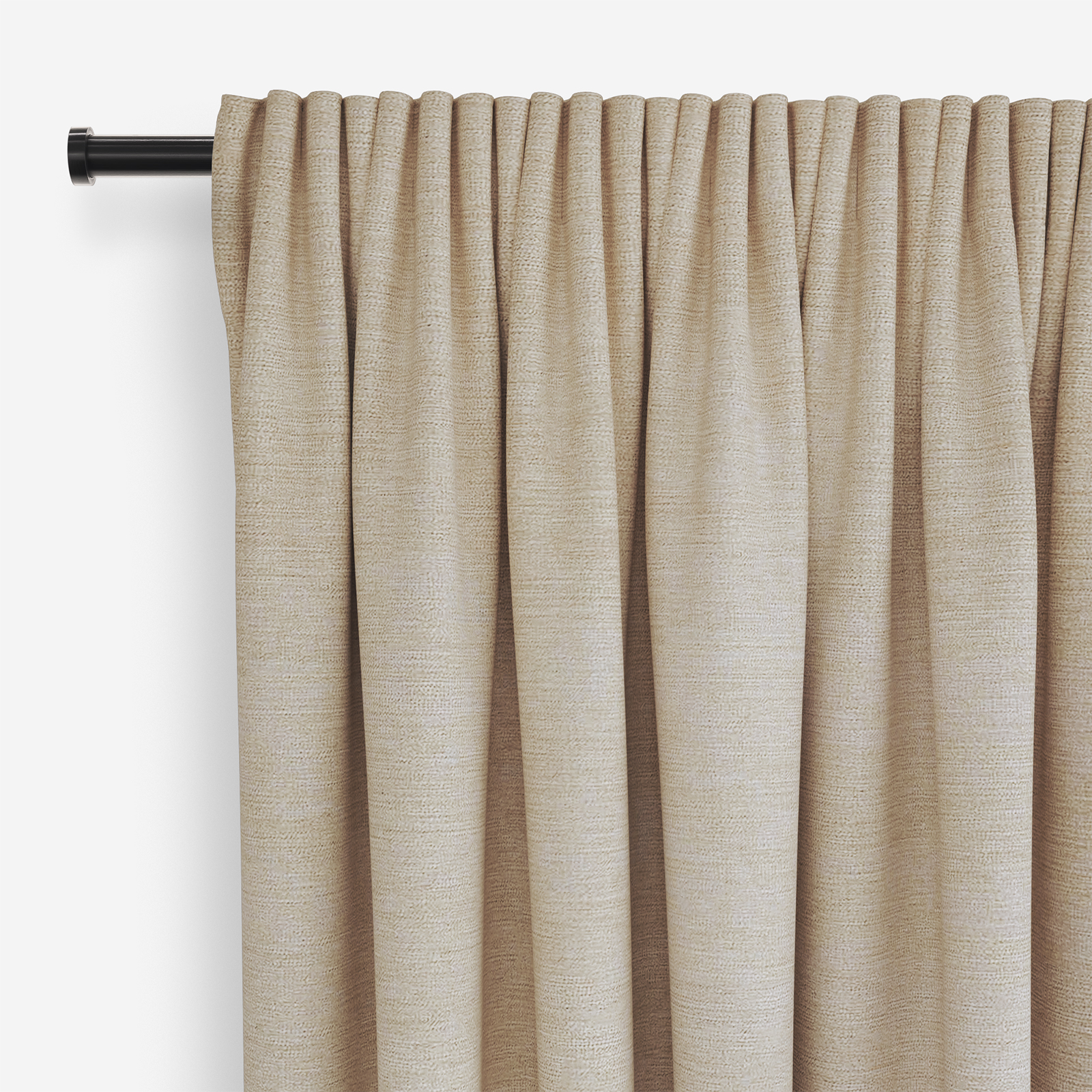 Milan Natural Curtain | Blinds Direct
