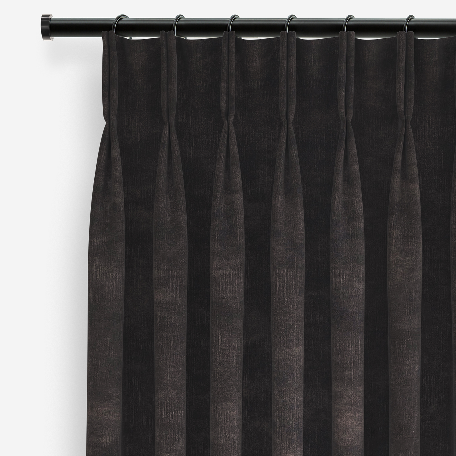 Luminaire Slate Grey Curtain | Blinds Direct