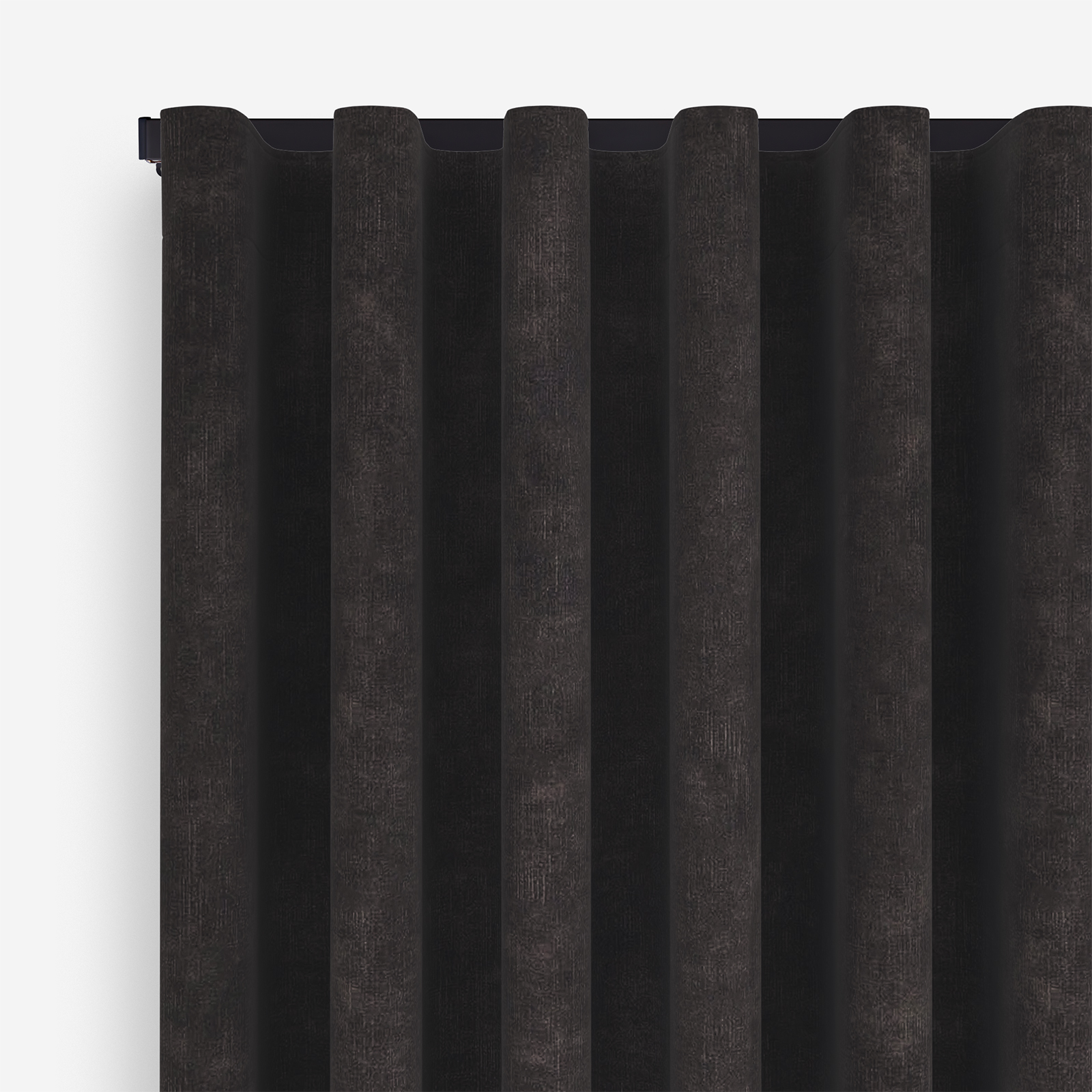 Luminaire Slate Grey Curtain | Blinds Direct
