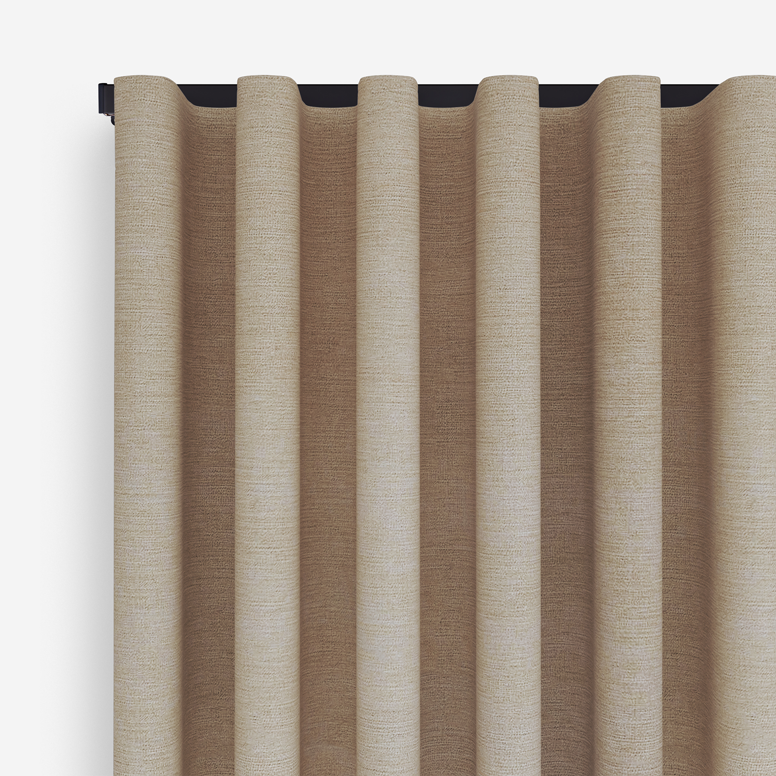 Milan Natural Curtain | Blinds Direct