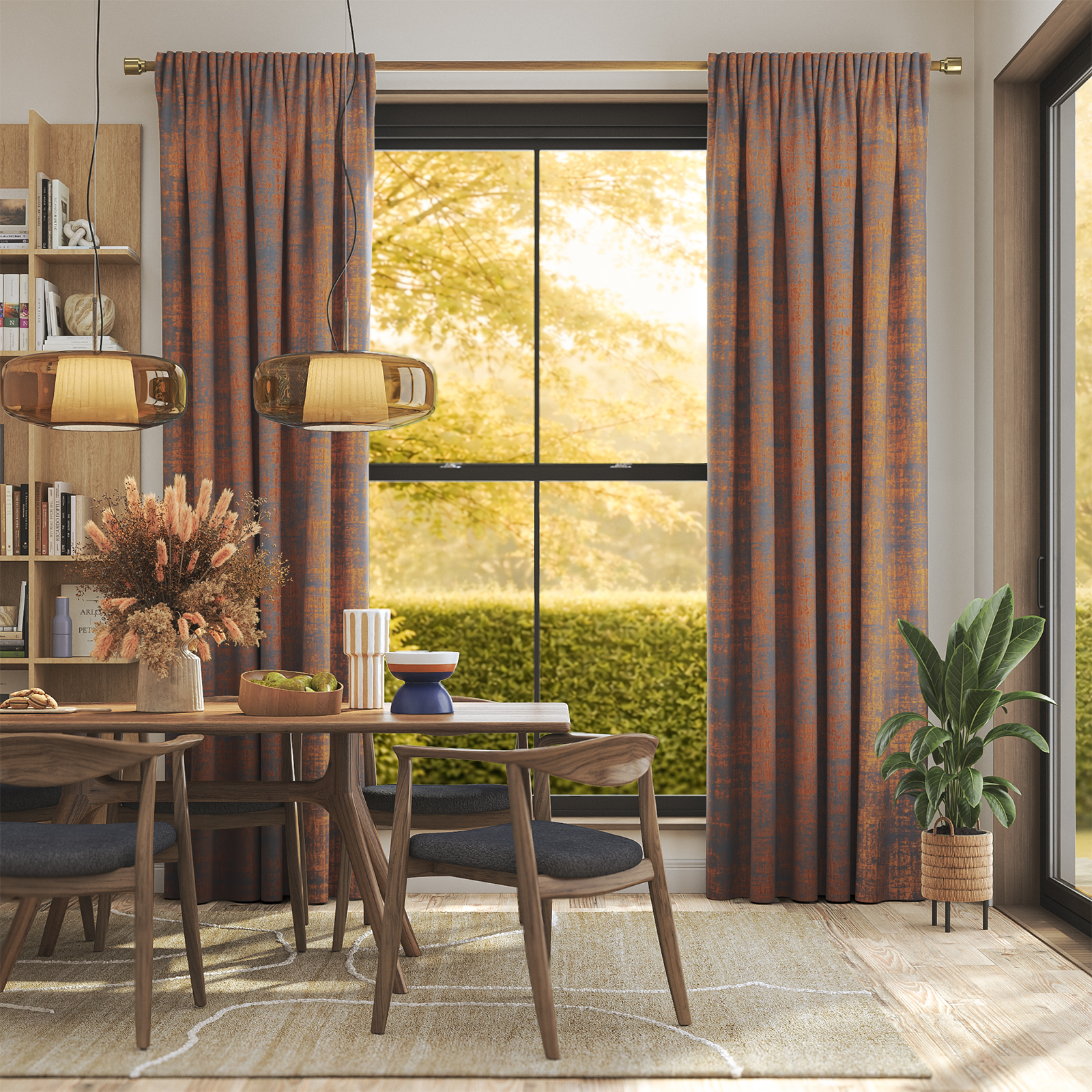 Prism Copper Curtain | Blinds Direct