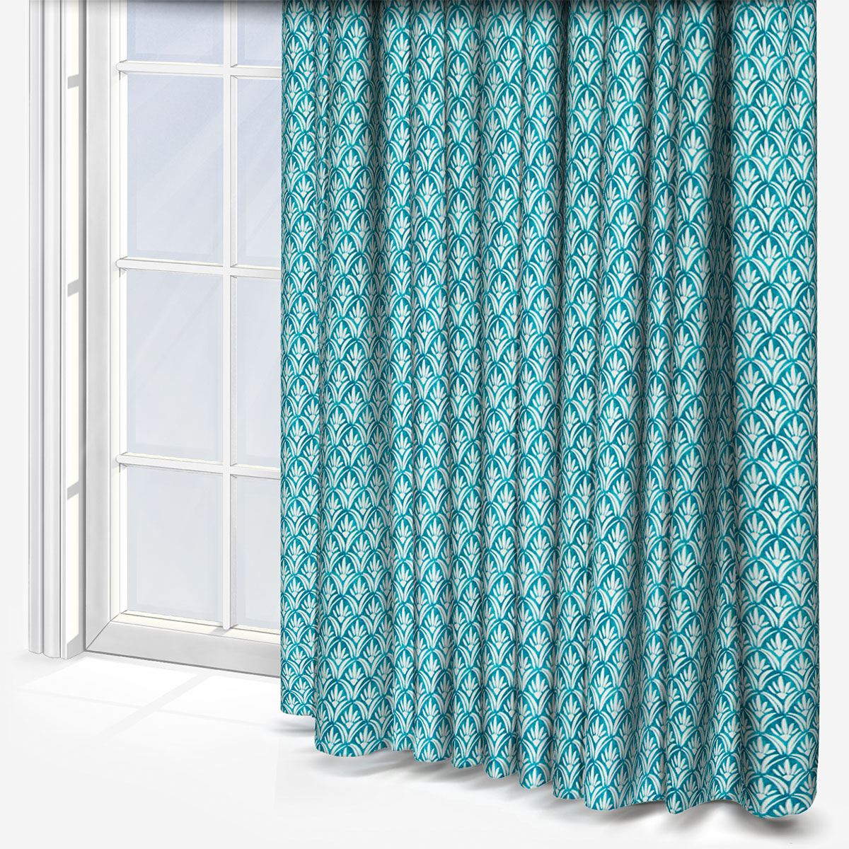 Mondrago Ocean Curtain | Blinds Direct