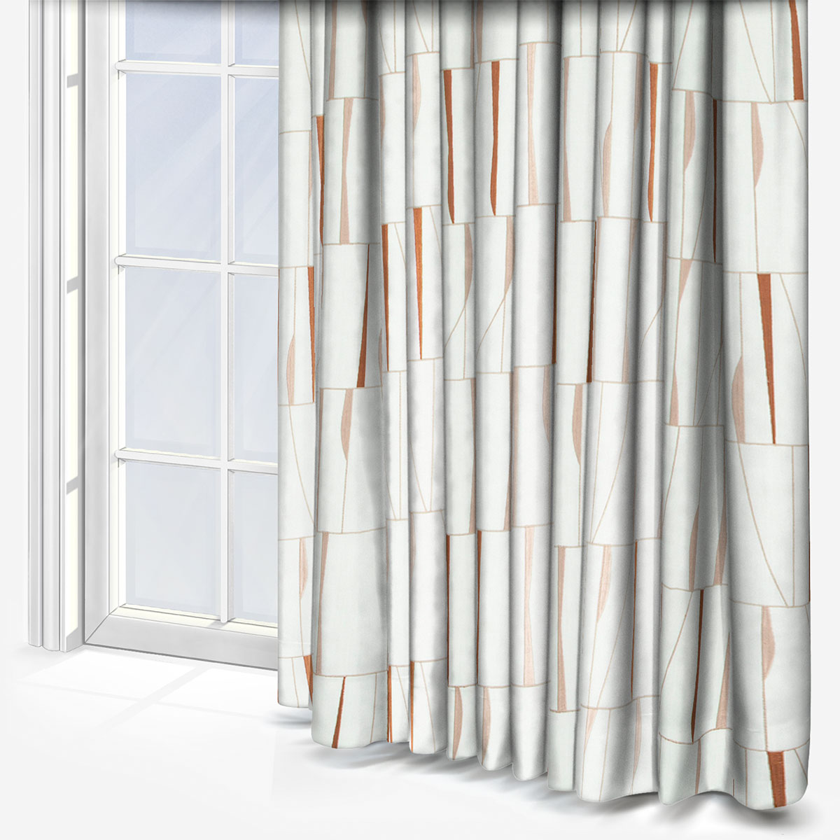 Camengo Souffle De Vitrail Nude Curtain | Blinds Direct