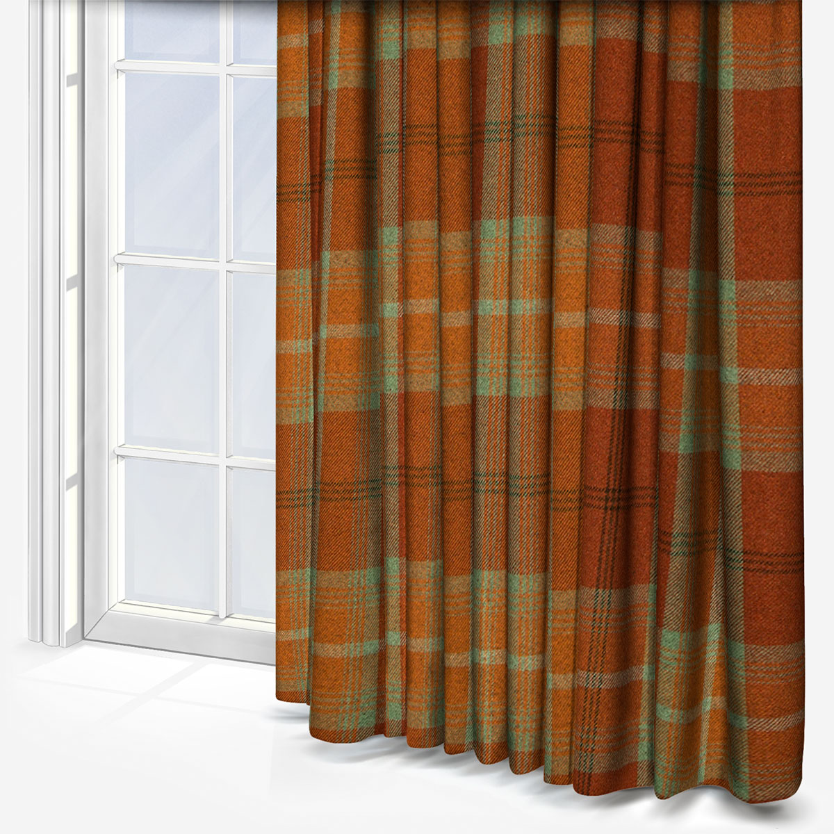 Balmoral Spice Curtain | Blinds Direct