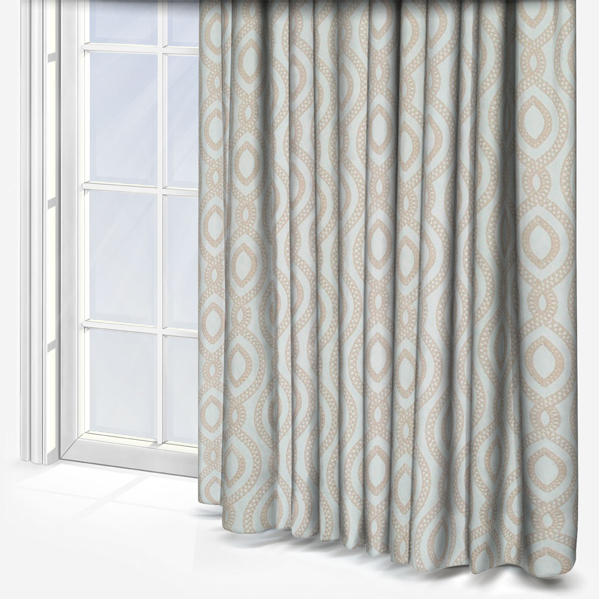 Woolverton Natural Curtain | Blinds Direct
