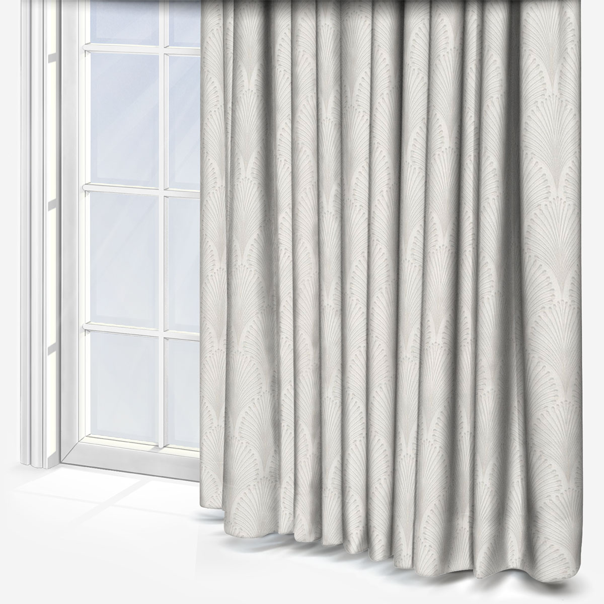 Boudoir Alabaster Curtain | Blinds Direct