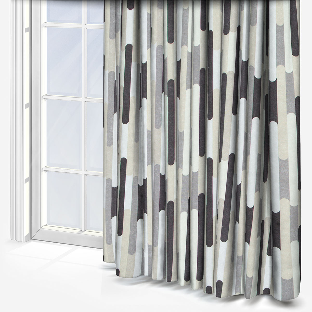 Studio G Seattle Monochrome Curtain | Blinds Direct