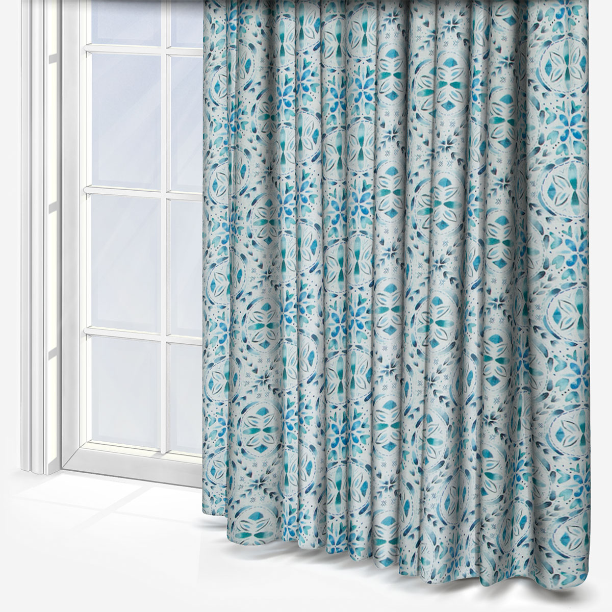 Voyage Casia Denim Curtain | Blinds Direct