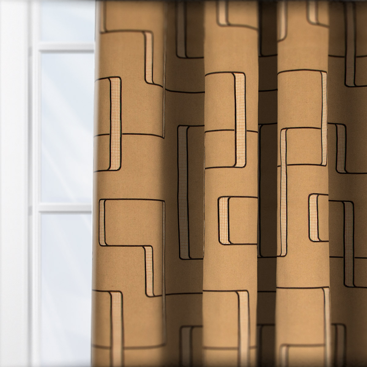 Casamance Lusio Mordore Curtain | Blinds Direct