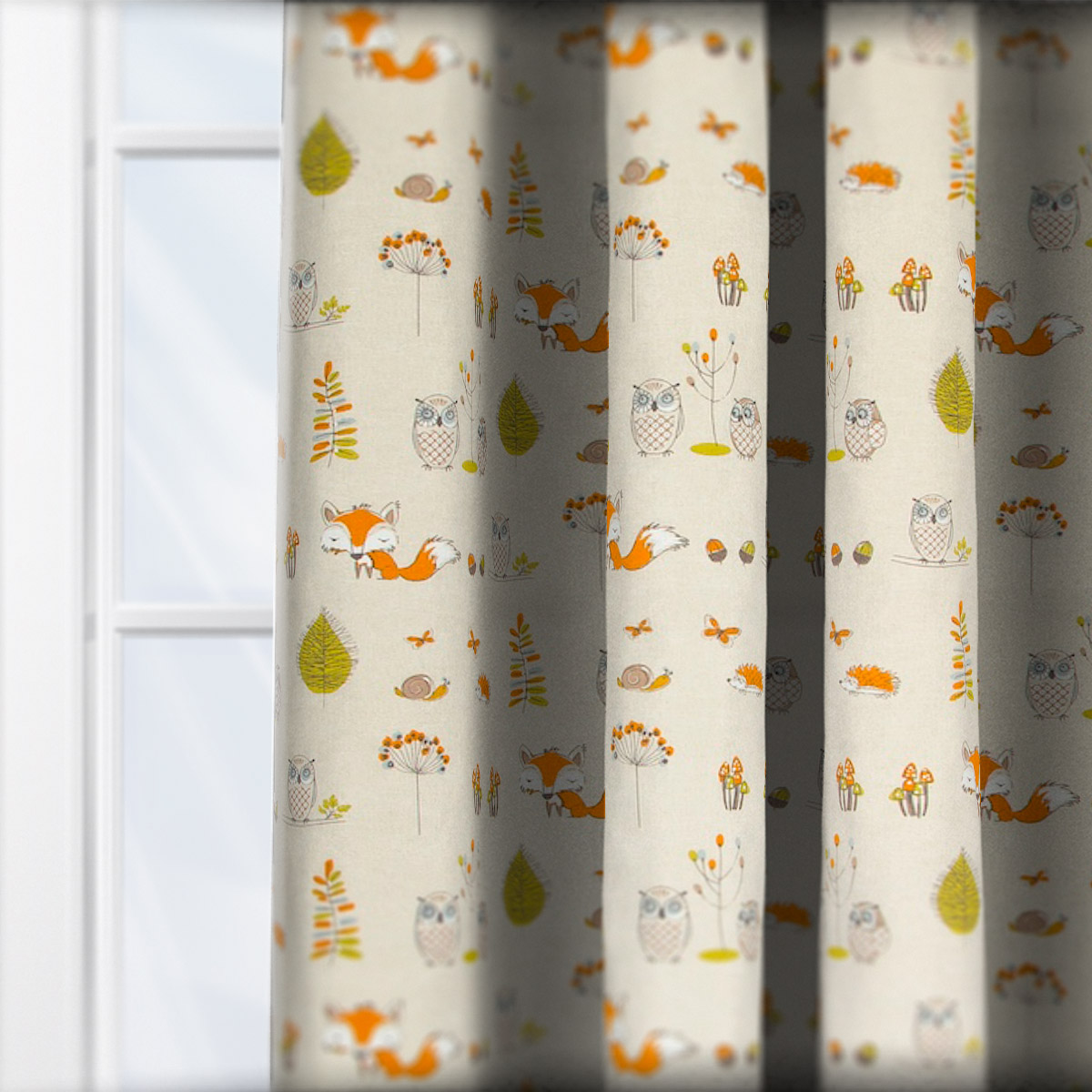 Woodland Fox Multi Curtain | Blinds Direct